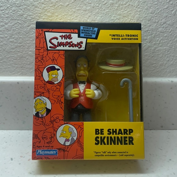 Playmates Toys | Toys | The Simpsons Be Sharp Skinner Interactive ...